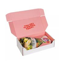 China Custom Logo Print Delivery Shipping Flower Box 2022 Gift Box For Flower Store for sale