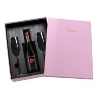 China Custom Logo Printed Champagne Flute Packaging Boxes Luxury Red Wine Glass Set Gift Box for sale
