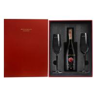 China Custom Logo Printed Champagne Flute Packaging Boxes Luxury Red Wine Glass Set Gift Box for sale