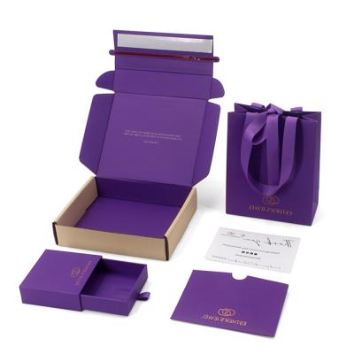 China Custom Size Eco Friendly Jewelry Shipping Mailer Box Small Shipping Box For Jewelry for sale