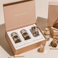 China Customized Logo Printed Luxury 30ML 50ML Magnetic Style EVA Foam Glass Bottle Perfume Boxes for sale