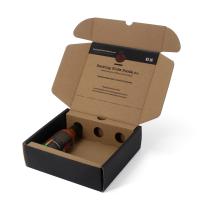 China Custom Logo Printed Hot Sauce Bottle Packaging Boxes Carton Shipping Gift Boxes For Sauces for sale