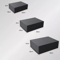 China Custom Logo Wedding Dress Rigid Magnetic Folding Cardboard Packaging Paper Gift Box With Ribbon Closure for sale