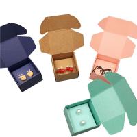 China Custom Logo Printing Small Cardboard Little Tiny Jewelry Gift Boxes Packaging for sale