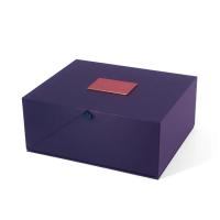 China Custom Logo Printed Cardboard Two Open Gift Box With Double Door Cosmetic Packaging Box for sale
