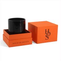 China Luxury Candle Jars With Lid And Boxes Paper Scented Candle Gift Box With Private Labels for sale