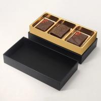 China Custom Macaron Chocolate Packaging Folding Box With Plastic Tray Small Chocolate Gift Box for sale