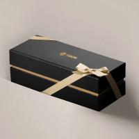 China Custom Macaron Chocolate Packaging Folding Box With Plastic Tray Small Chocolate Gift Box for sale