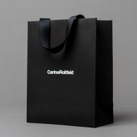 China Custom Luxury Gift Garment Paper Shopping Bags With Logo Print for sale