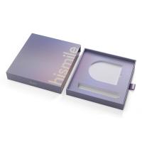 China Custom Luxury Gradient Denture Box Sliding Dental Tool Retainer Packaging Gift Box With Logo for sale