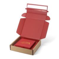China Custom Corrugated Foldable Gift Box OEM Eco Friendly Shipping Paper Jewellery Mailer Box Packaging With Logo for sale
