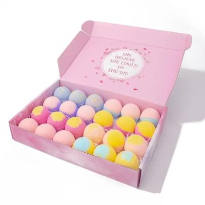 China Recyclable Corrugated Cardboard Mailer Box Bath Bomb Gift Shipping Box Custom Logo for sale