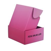 China Recyclable Corrugated Cardboard Mailer Box Bath Bomb Gift Shipping Box Custom Logo for sale