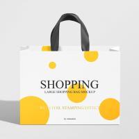China Custom Private Logo Printed Black Large Personalized Luxury Shopping Tote Gift Premium Paper Bags With Handle for sale