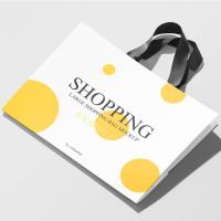 China Custom Private Logo Printed Black Large Personalized Luxury Shopping Tote Gift Premium Paper Bags With Handle for sale