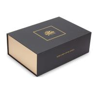 China Custom Luxury Book Shaped Rigid Paper Glass Tumbler Box Packaging Magnetic Gift Boxes With EVA Foam Insert for sale