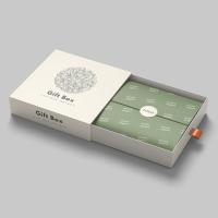 China Eco Friendly Custom Logo Cardboard Jewelry Ribbon Sliding Drawer Gift Cosmetics Packaging Paper Box for sale