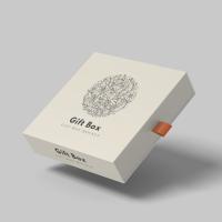 China Eco Friendly Custom Logo Cardboard Jewelry Ribbon Sliding Drawer Gift Cosmetics Packaging Paper Box for sale