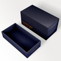 China Custom Printed Premium Two Layer Magnetic Gift Box Packaging With Gold Foil Stamping Logo for sale