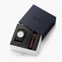 China Custom Luxury Pink Rigid Hard Paper Sliding Packaging Watch Box With Drawer for sale