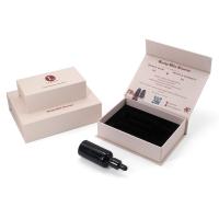 China Custom Logo Luxury Face Skin Care Serum Bottle Magnetic Gift Box Packaging With EVA Insert for sale