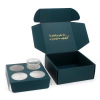 China Luxurious Tumbler Packaging Box Custom Stemless Wine Glass Gift Box Packaging With Paper Insert for sale
