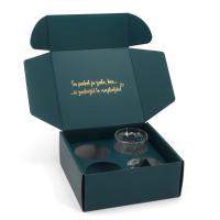 China Luxurious Tumbler Packaging Box Custom Stemless Wine Glass Gift Box Packaging With Paper Insert for sale