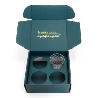 China Luxurious Tumbler Packaging Box Custom Stemless Wine Glass Gift Box Packaging With Paper Insert for sale