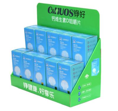 China Custom Counter Condom Paper Display Box Packaging for sale