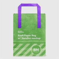 China Custom Printing Shopper Paper Bag Kraft Paper Bags With Handles for sale