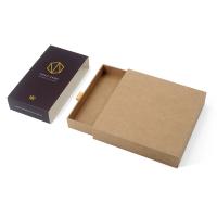 China Custom Offset Printing Eco Friendly Recycled Rigid Kraft Paper Drawer Jewelry Box Packaging for sale