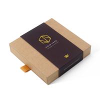 China Custom Offset Printing Eco Friendly Recycled Rigid Kraft Paper Drawer Jewelry Box Packaging for sale