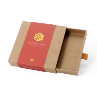 China Custom Offset Printing Eco Friendly Recycled Rigid Kraft Paper Drawer Jewelry Box Packaging for sale