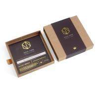 China Custom Offset Printing Eco Friendly Recycled Rigid Kraft Paper Drawer Jewelry Box Packaging for sale