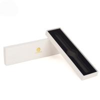 China Custom Logo Luxury White Long Paper Watch Gift Box Packaging for sale