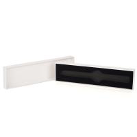 China Custom Logo Luxury White Long Paper Watch Gift Box Packaging for sale