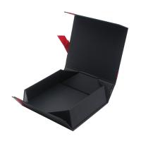 China Customized Logo CMYK Pantone Premium Paper Presentation Boxes Ribbon Tie Folding Gift Box for sale