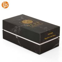 China Custom Logo Marble Arabian Oud Perfume Box With Top And Bottom for sale