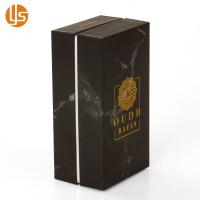 China Custom Logo Marble Arabian Oud Perfume Box With Top And Bottom for sale