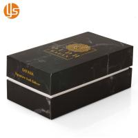 China Custom Logo Marble Arabian Oud Perfume Box With Top And Bottom for sale