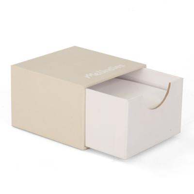 China Custom Eco Friendly Luxury White Slide Drawer Clothes Garment Apparel Packaging Boxes for sale