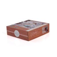 China Custom Logo Print Baby Blanket Packaging Box For Blanket for sale
