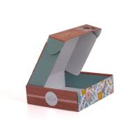 China Custom Logo Print Baby Blanket Packaging Box For Blanket for sale