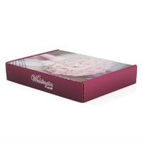 China Custom Logo Wedding Party Favor Bridal Bouquet Shipping Box for sale
