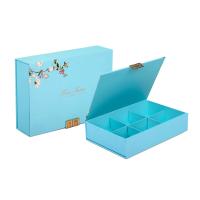 China Custom Luxury Moon Cake Mooncake Gift Box Packaging With 6 Compartments for sale
