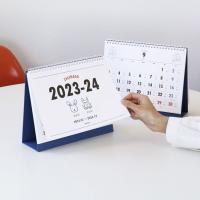 China Custom Printing Art Paper Mini 2024 Desk Calendar for sale