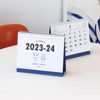 China Custom Printing Art Paper Mini 2024 Desk Calendar for sale