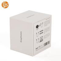 China Custom Design Small Paper Earpod Earphone Packaging Box With Logo for sale