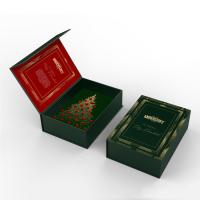 China Custom Design Premium Christmas Paper Gift Box Packaging With Magnetic Flap for sale