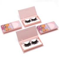 China Custom Logo Packaging Empty Pink Magnetic Halloween Christmas Lash Eyelash Box for sale